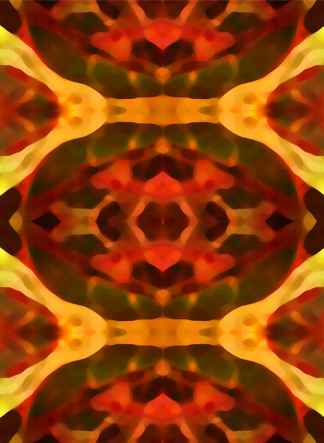 Ruby Crystal Pattern Digital Art by Amy Vangsgard | Fine Art America
