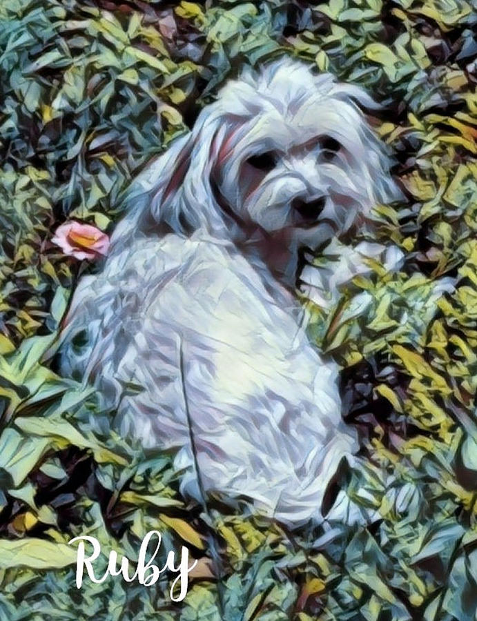 Ruby Painting by Roxane Gabriel - Fine Art America