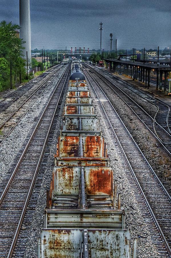 Rusty and Trains Photograph by Lynn Terry - Fine Art America