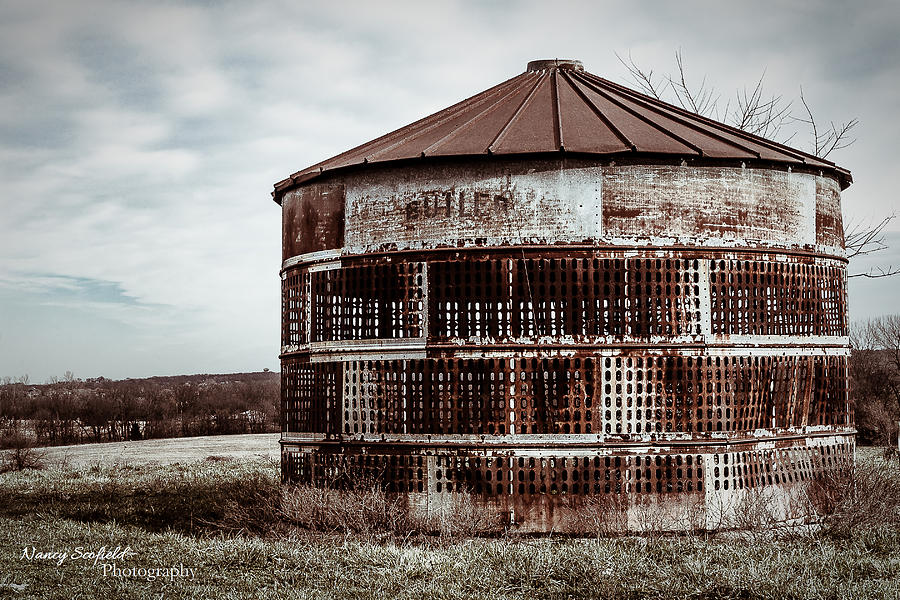 Rusty Farm Silo Photograph by Nancy Scofield - Fine Art America