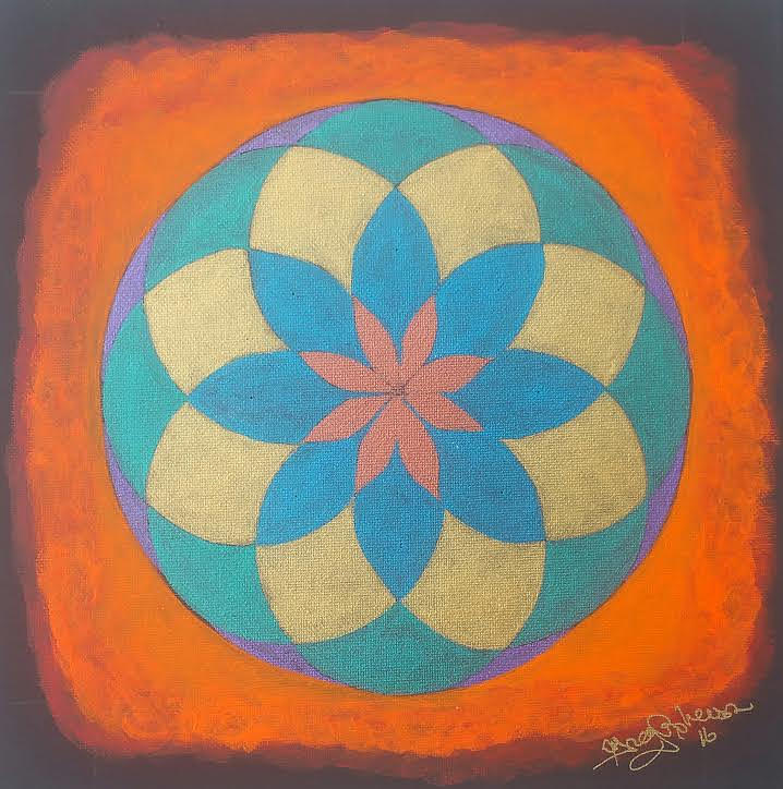 Sacred Math Seed Painting by Greg Roberson - Fine Art America