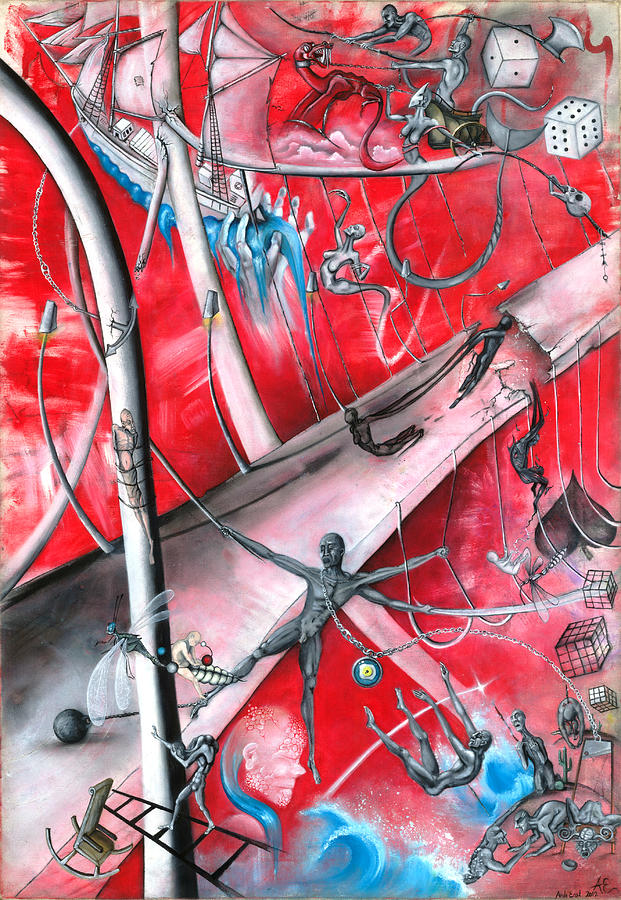 Sacrificial Bridge Painting by Arda Erol - Fine Art America