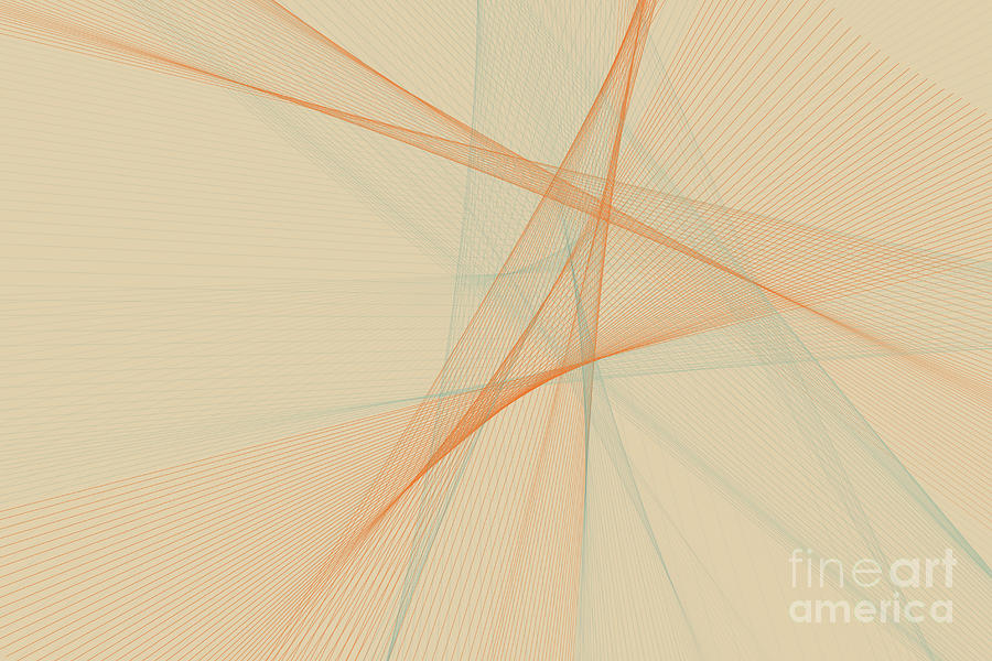 Sand Computer Graphic Line Pattern Digital Art by Frank Ramspott - Fine ...