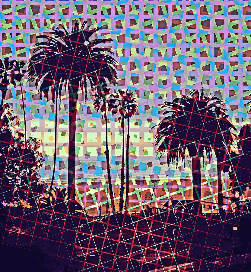 Santa Monica Psychedelic Photograph by Jarmila Kostliva | Fine Art America