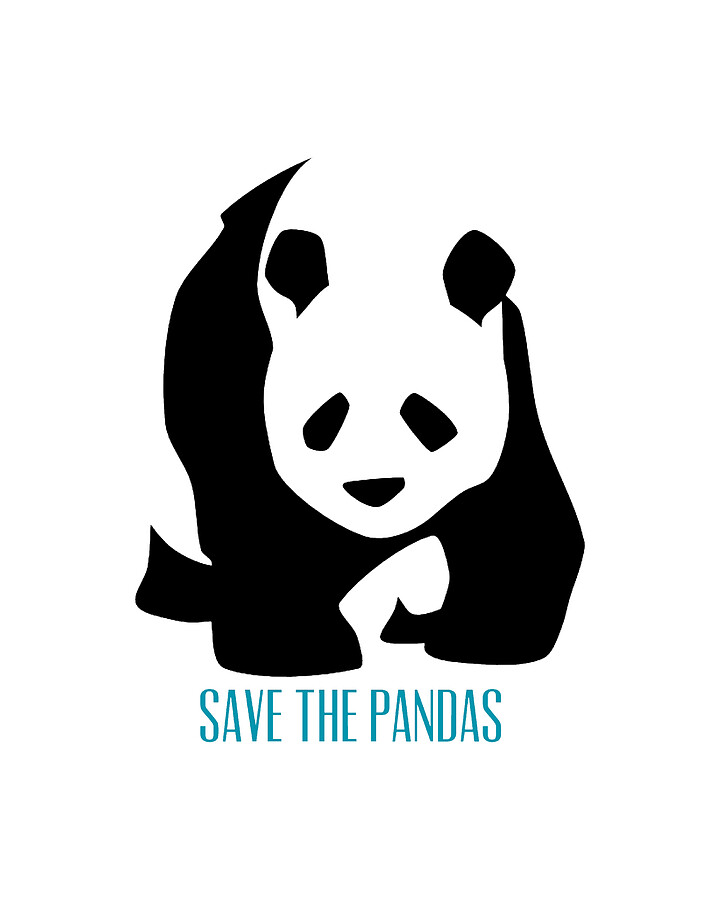 Save the Pandas Digital Art by Kelly Grancitelli - Fine Art America