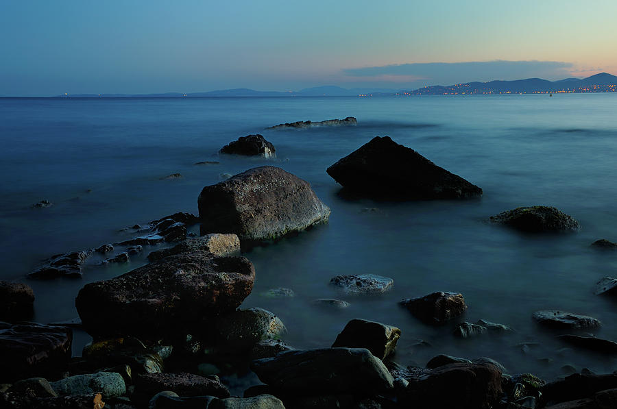 Scattered Rocks - Cote d'Azur Photograph by Soon Ming Tsang - Fine Art ...