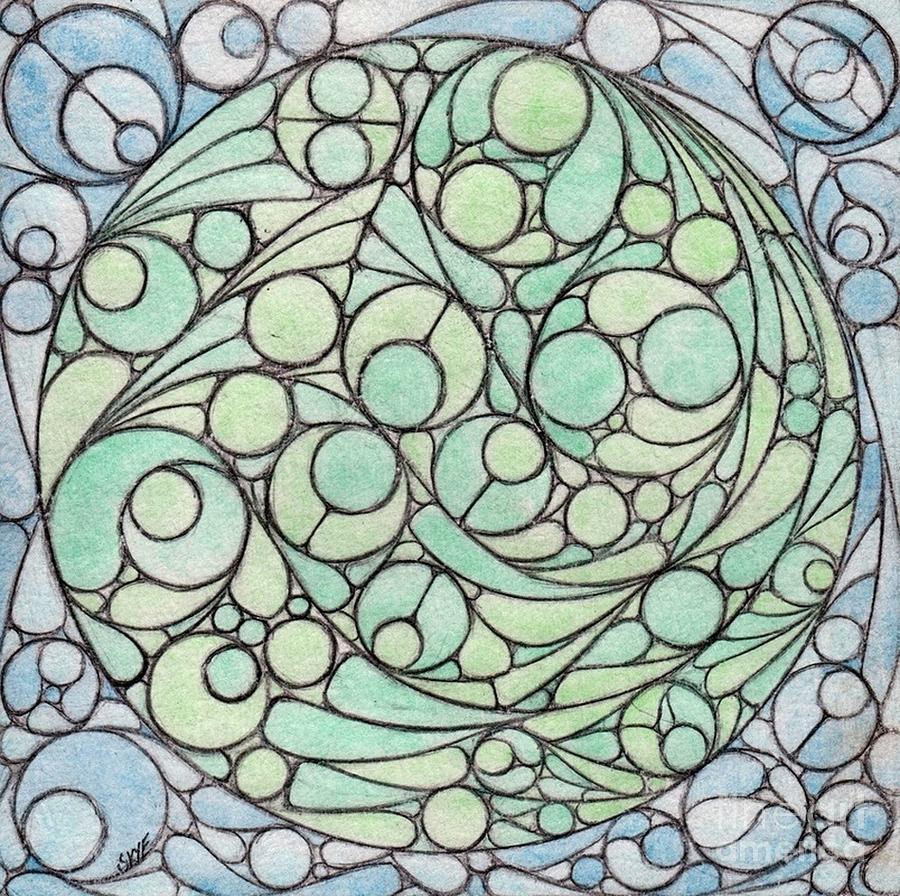 Schematic Bubble Refractions Painting by Skye William Eade - Fine Art ...