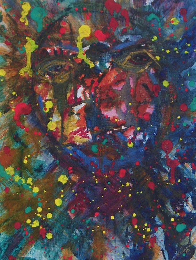 Self Imploded Painting by Cathy Minerva - Fine Art America