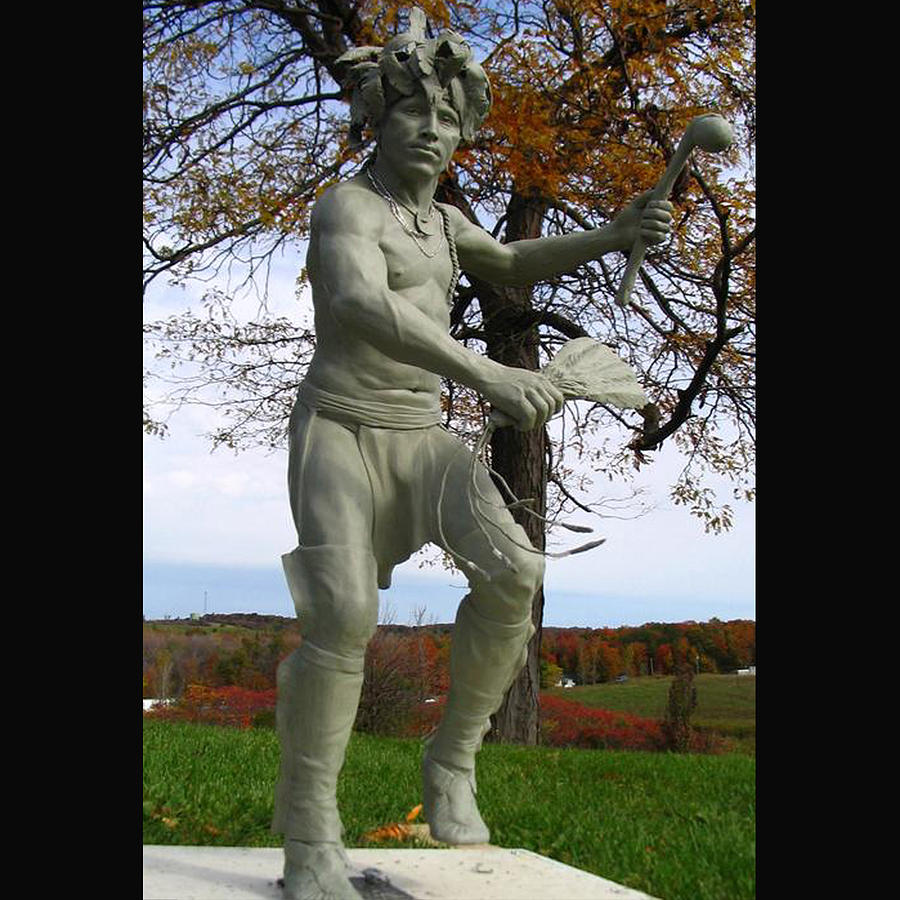 Seneca War Dancer Sculpture by Bryan Rapp - Pixels