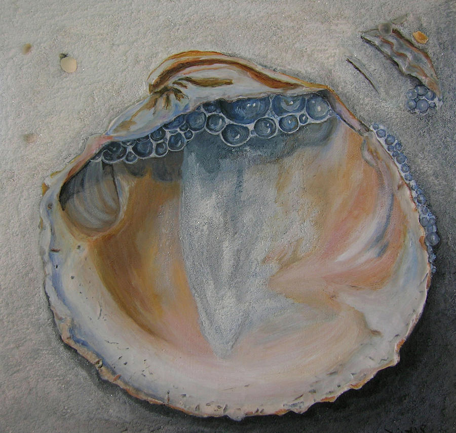 Shell Bubble Bath Painting by Dixie Hester - Fine Art America