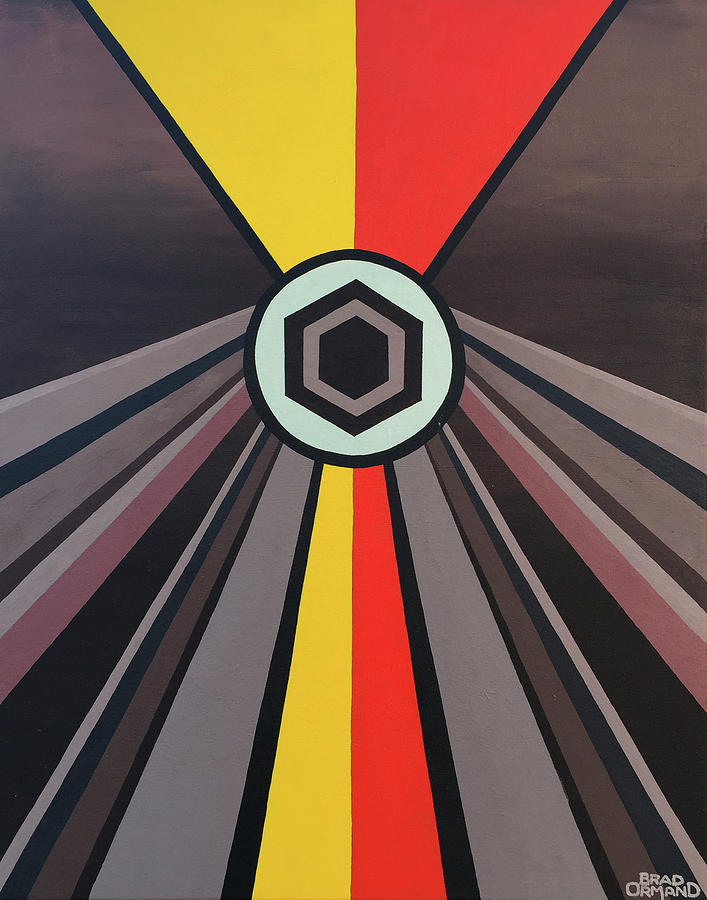 Shining Hex Painting by Brad Ormand - Fine Art America