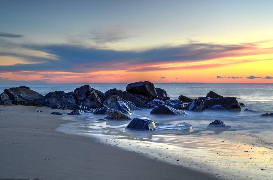 Shoreline Rocks at Dawn Photograph by Bob Cuthbert Shoreline Rocks at Dawn Photograph by Bob Cuthbert