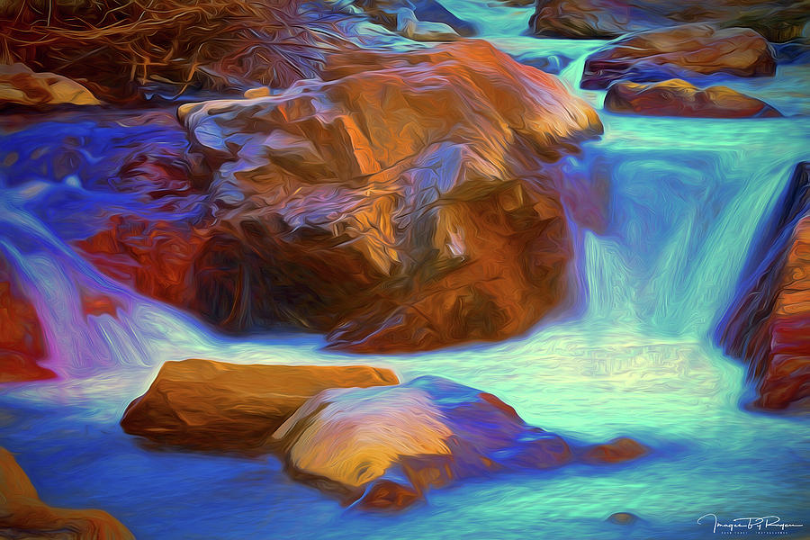 Silken Flow Mixed Media by Todd Yoder - Fine Art America