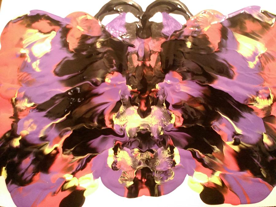 Skull explosion Painting by Jessica Baker - Pixels