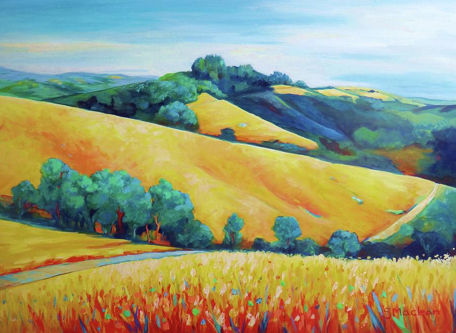 Skyline Ridge Painting by Stephanie Maclean - Fine Art America
