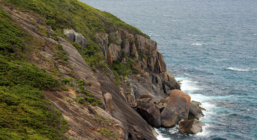 Sloping Cliff Photograph by Tania Read - Fine Art America