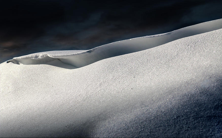 Snow Drift on the Beach Digital Art by William Bader - Pixels