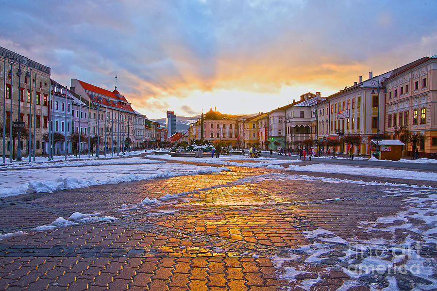 SNP Slovak National Uprising Square in Banska Bystrica Photograph by Alex Art Ireland - Fine Art ...