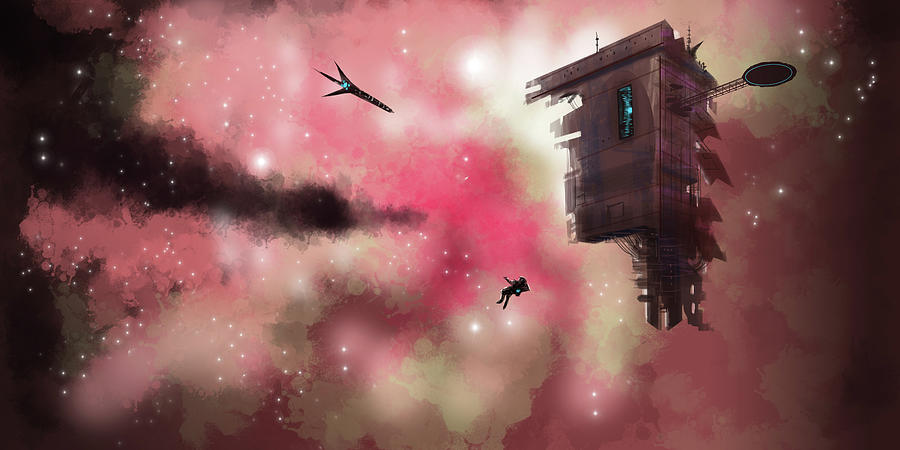 Space Between Digital Art by Daniel Frey - Fine Art America