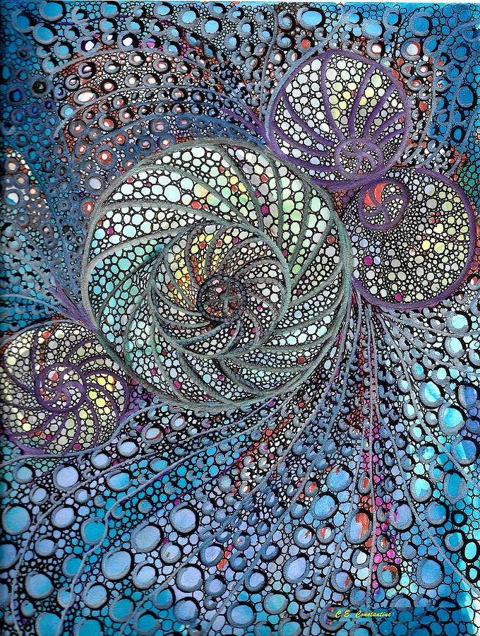 Spheres Painting by C E Constantine - Fine Art America