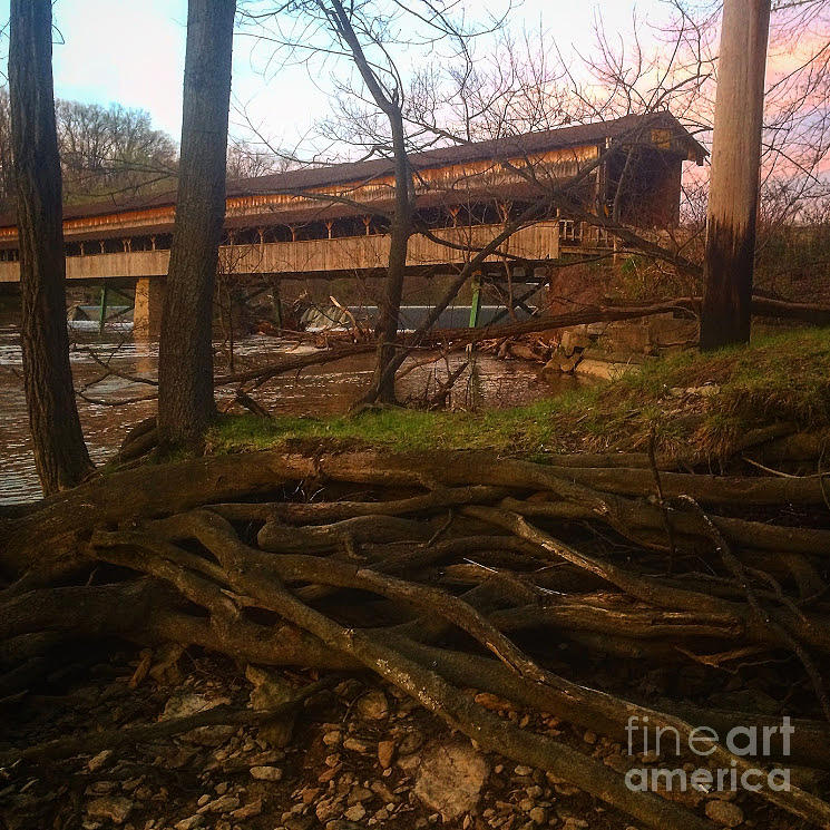Spring Covered Bridge Photograph by John Spiesman - Fine Art America