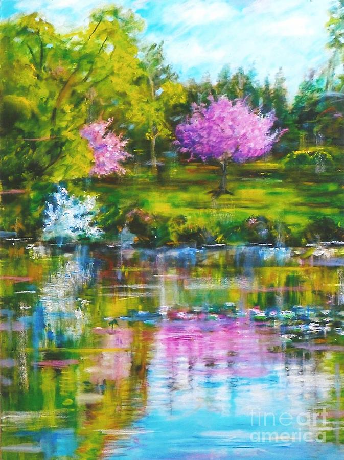 Spring Reflections Painting by Sarkis Mazmanian - Fine Art America