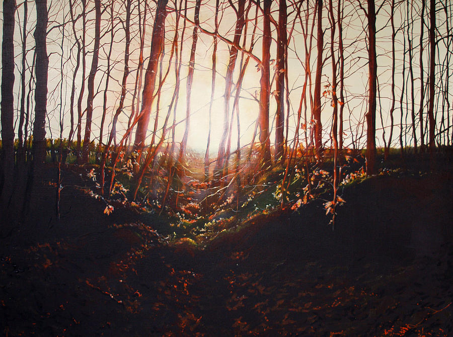 Spring Sunset Painting by Anna Kutishcheva - Fine Art America