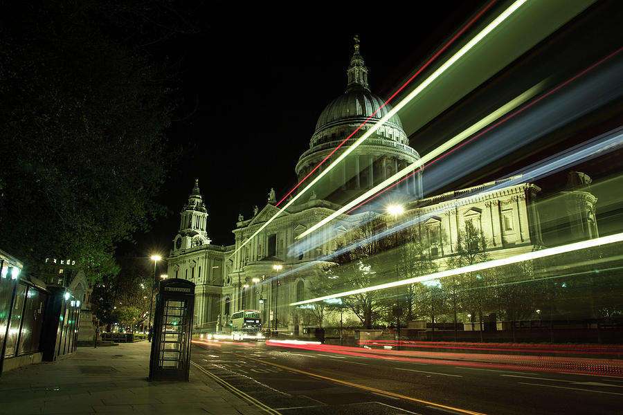 St Paul's Cathedral At Night Photograph by Milton Cogheil - Pixels