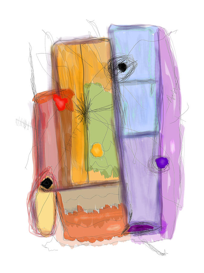 Stack Painting by Bill Owen - Pixels
