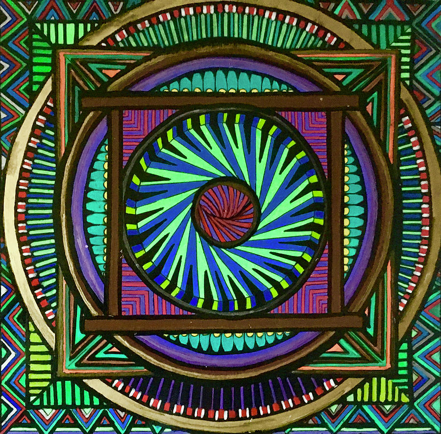 Stackable Designs Painting by Kim Moore - Pixels