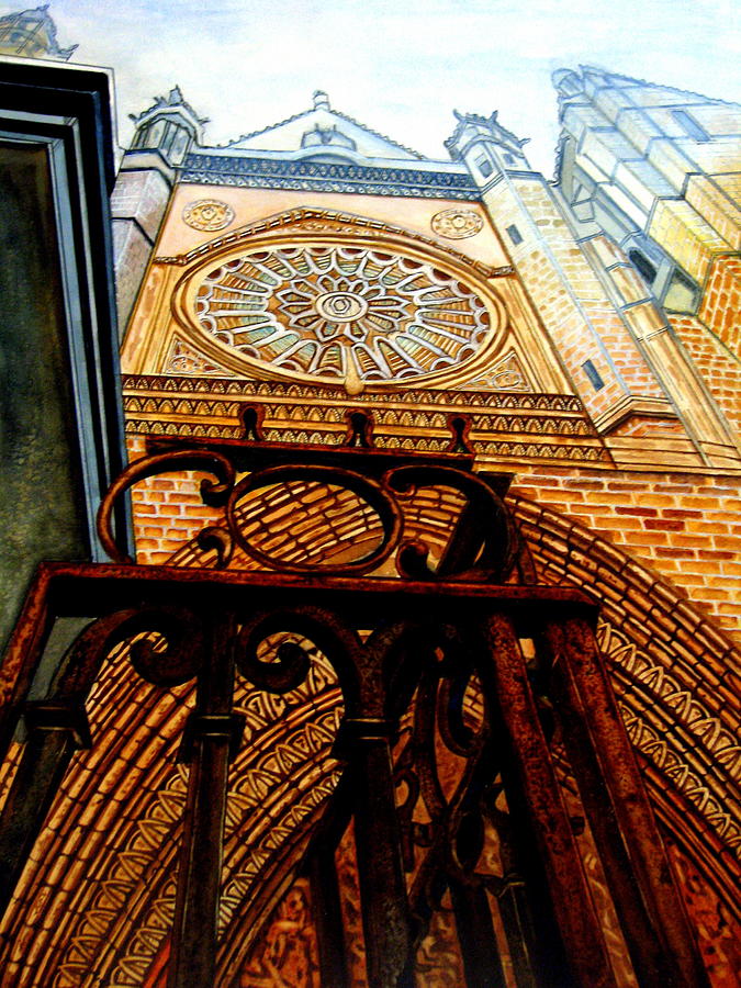 Star Gate Cathedral Painting by Emmanuel Turner - Pixels