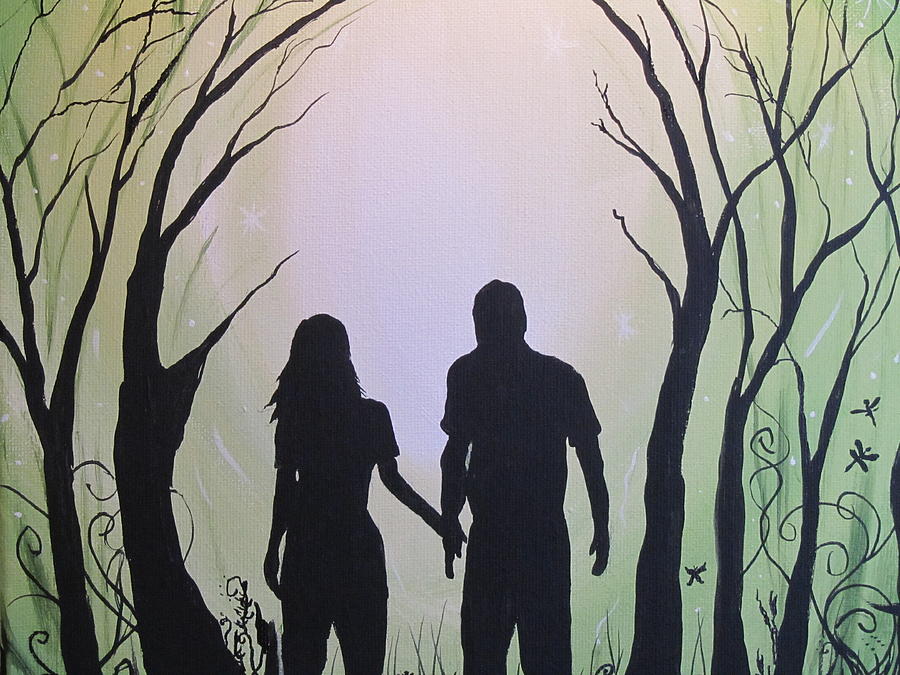 Stepping into the Light Painting by Wendy Smith - Fine Art America