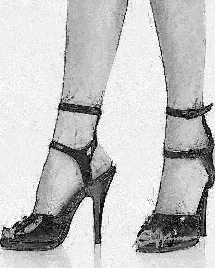 Stiletto Digital Art By Anthony Caruso