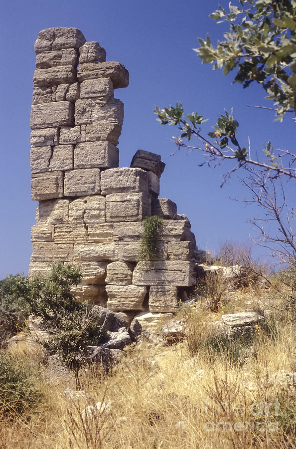 Stone Ruin in Alexandria Troas Photograph by Bob Phillips - Pixels