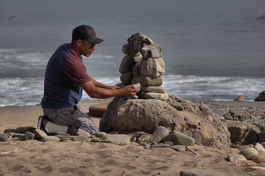 Stone Stacking Photograph by Michael Gordon - Fine Art America