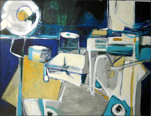 Studio Clutter Painting by Dale Witherow - Fine Art America