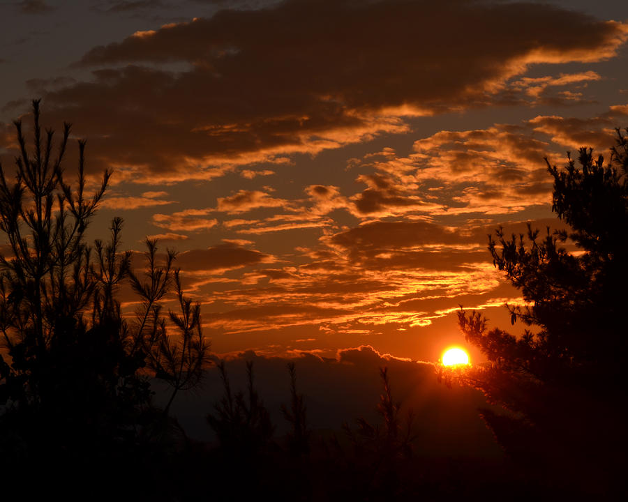 Sun Going Down Photograph by Robert Maxwell - Fine Art America