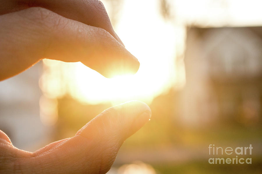 Sun Hand Photograph by William DeBause - Fine Art America