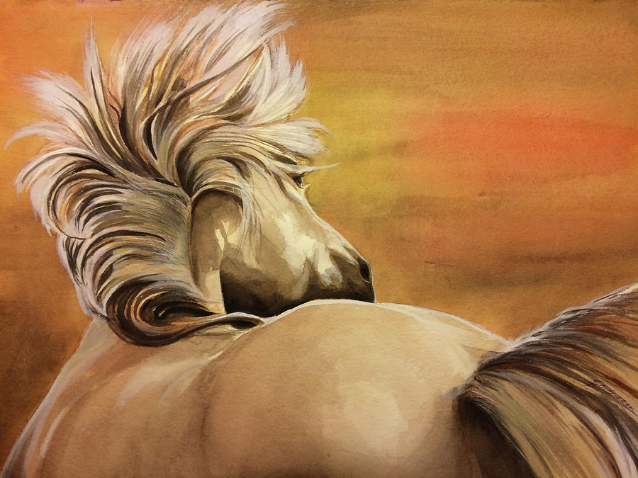 Sunprancer Painting by Sabine Baeckmann - Fine Art America