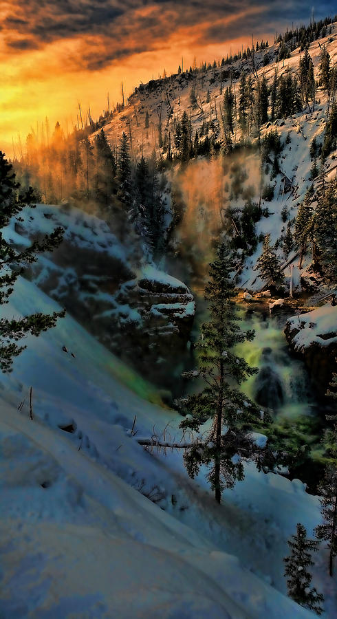 Sunrise at Yellowstone Photograph by Michael Cairns - Fine Art America