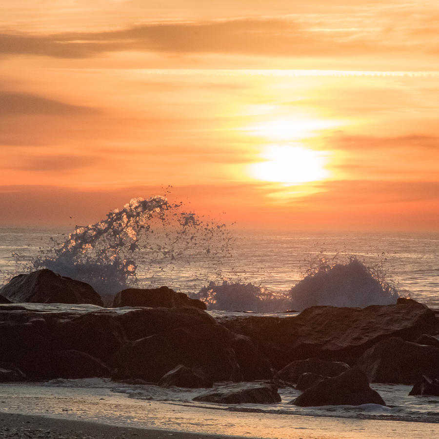 Sunrise Wave #1 Photograph by Allison Coffin - Fine Art America