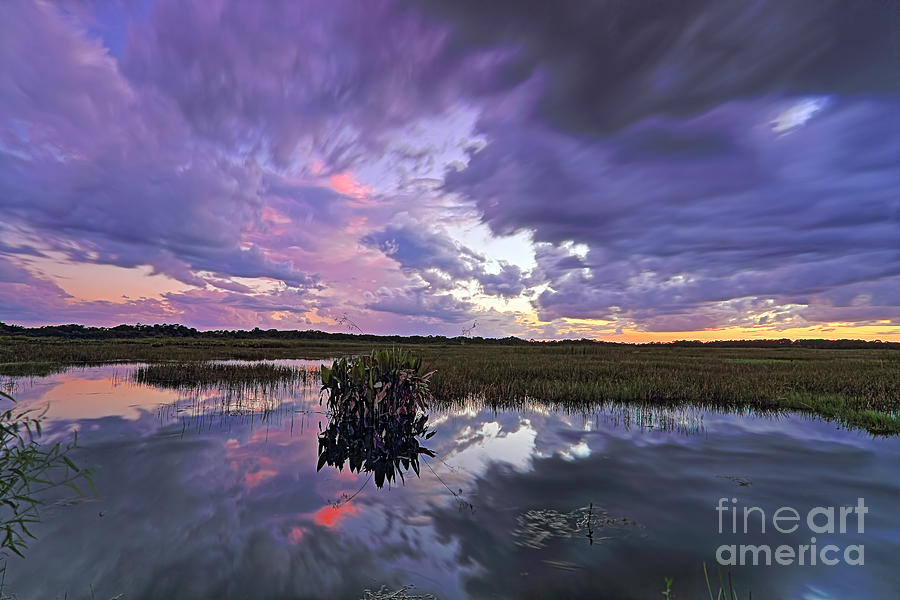 Sunset Marsh Photograph by Rick Mann - Fine Art America