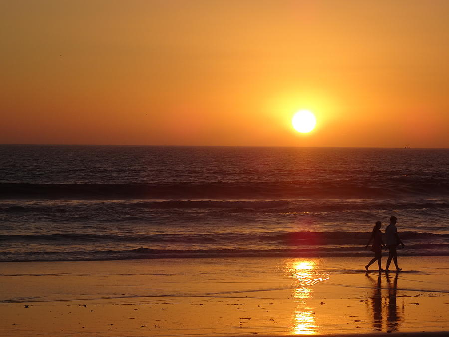 Sunset walk Photograph by Senthil Kumar | Fine Art America