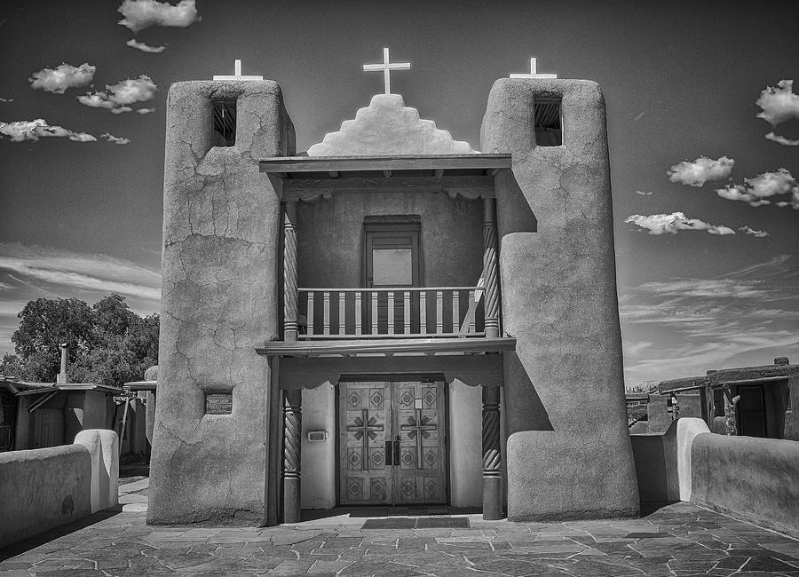 Taos Pueblo Church Photograph by Wolfgang Wittling Taos Pueblo Church Photograph by Wolfgang Wittling