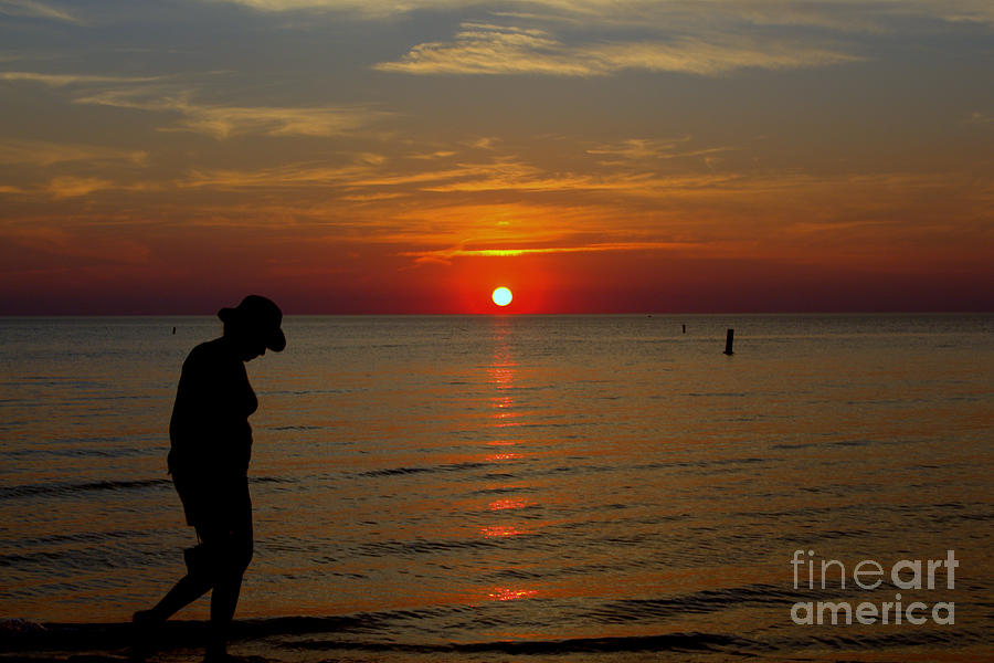 That Hat Sunset Photograph by John Scatcherd - Fine Art America