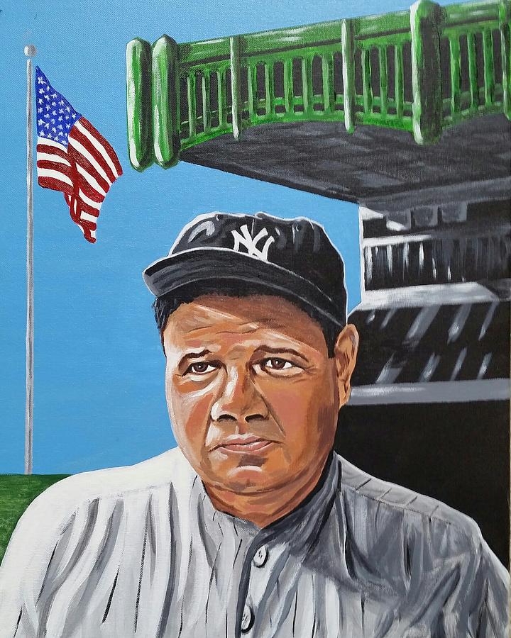 The Babe Painting by Robert H Baxter - Fine Art America