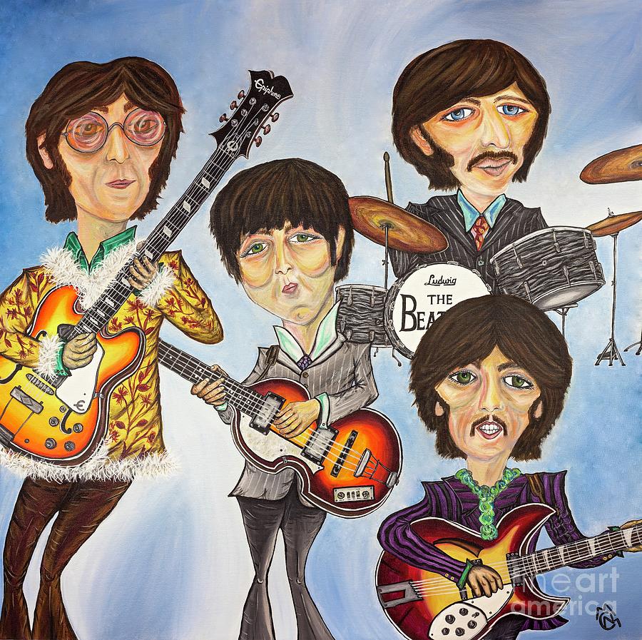 The Beatles Painting by Nicolette Maw - Fine Art America