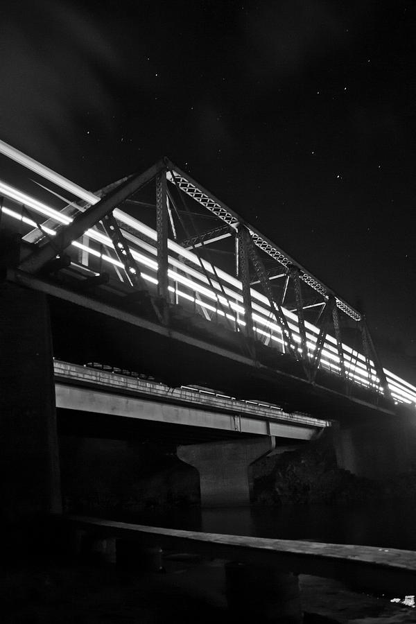 The Bench at Night Photograph by Joseph Broschart | Fine Art America