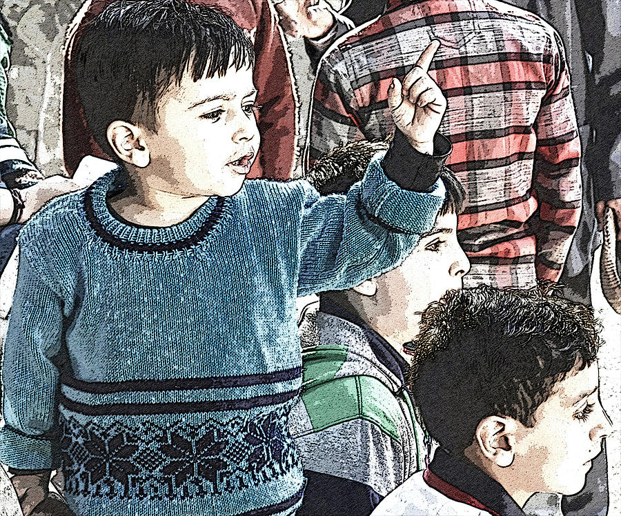 The child leader Digital Art by Bliss Of Art - Fine Art America