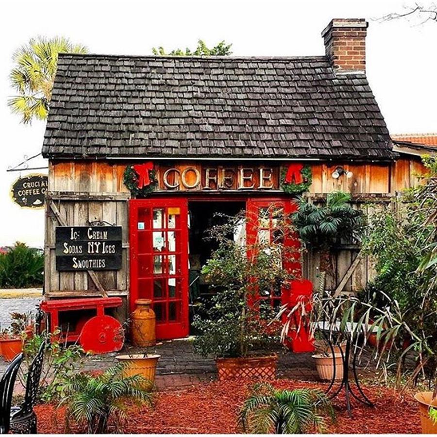 The Cute Little Coffee House Photograph By Janel Cortez Mobile Prints